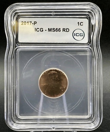 2017-P, First Ever P mint Mark, Lincoln Shield Cent, ICG, MS66RD | eBay