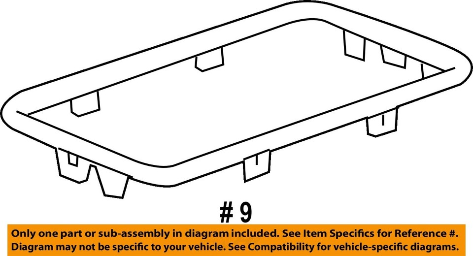 GM OEM 14-19 Sierra 1500 Console Center Console-Trim Ring 22792234 | eBay