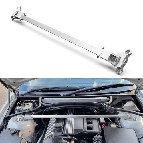 BEVINSEE Aluminum Front Upper Strut Tower Bar Brace Kit For BMW E46 3 ...