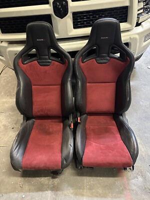 2018 NISSAN 370Z NISMO RECARO SEATS DRIVER PASSENGER OEM 2009-2020 L77 ...
