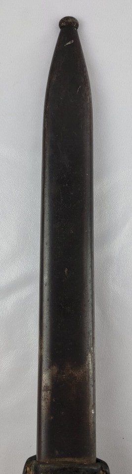 ORIGINAL WW2 GERMAN OCCUPATION POLISH PERKUN BAYONET w/ SCABBARD & FROG ...