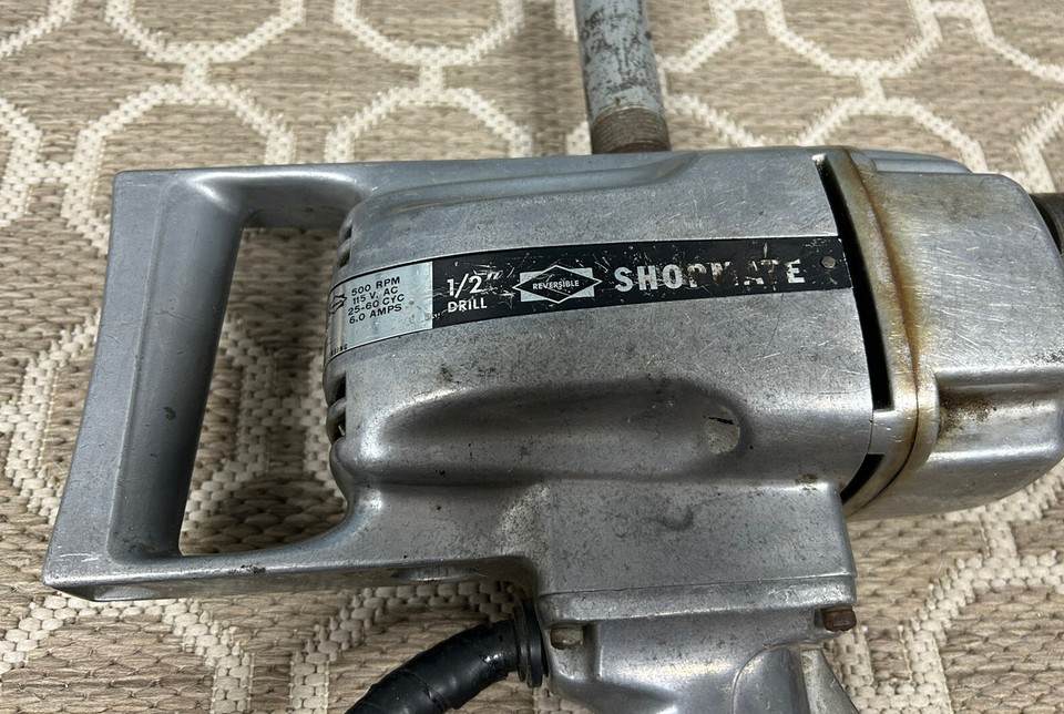 Vintage Shopmate Corded Drill 1/2” Industrial ELECTRIC DRILL 500RPM | eBay