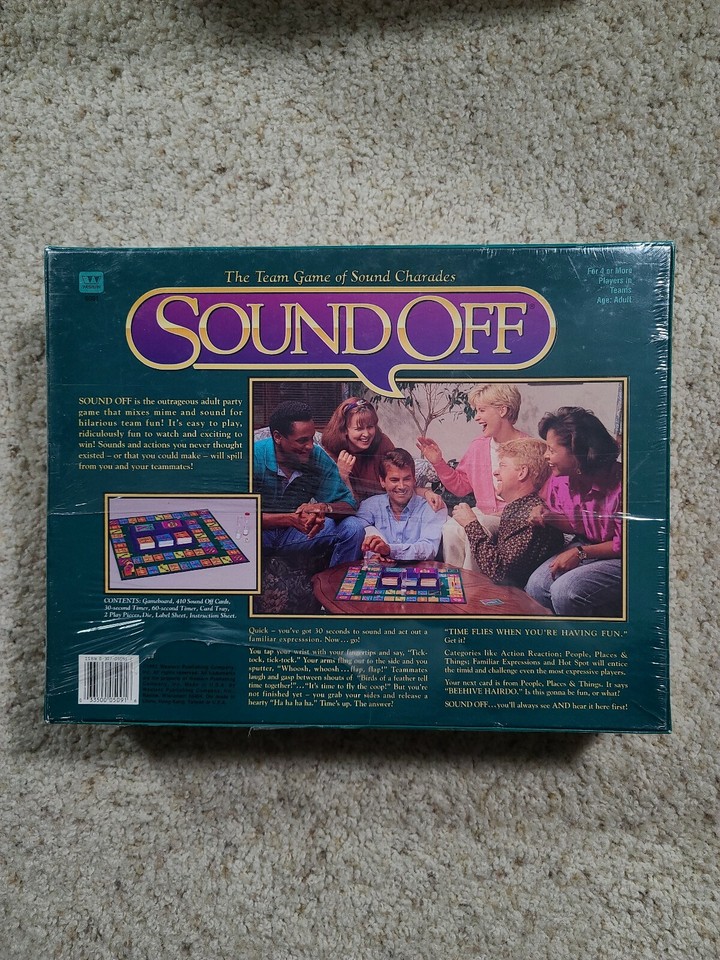 Vintage Sound Off the Team Game of Sound Charades by Western Publishing ...