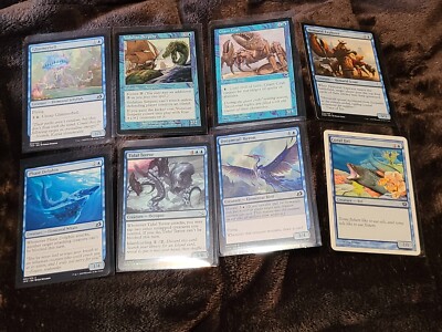 MTG Sea Creature x8 Dreamtail Heron/Vodalian Serpent/Tidal Terror/Coral ...