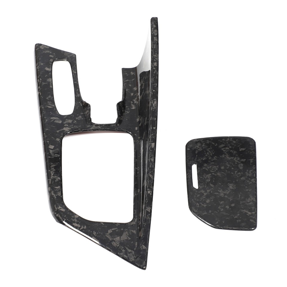 Forged Carbon Fiber Interior Central Control Decor Cover Trim For ...