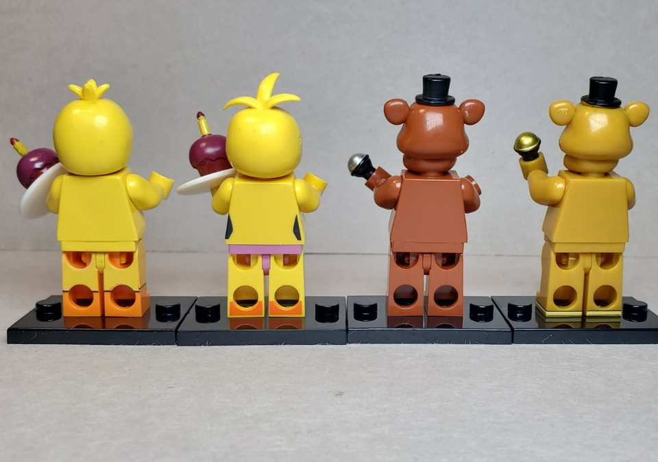 Custom Lego Five Nights At Freddy's FNAF Minifigures 8 Pack | eBay