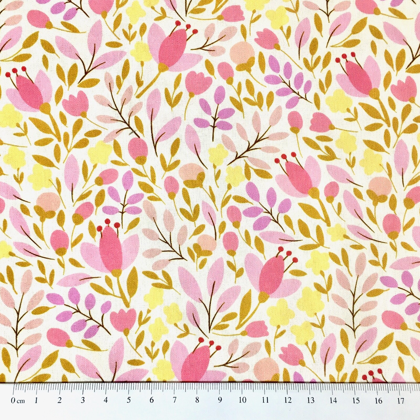 Cute Pastel Floral Nursery Sewing Quilting Cotton Fabric FQ | eBay