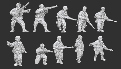 Just Some Miniatures WW2 Finnish Infantry Squad Bolt Action 28mm 32mm ...