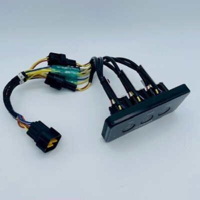 Yamaha OEM Part 6X6-82570-F0-00 Triple engine start stop switch panel ...