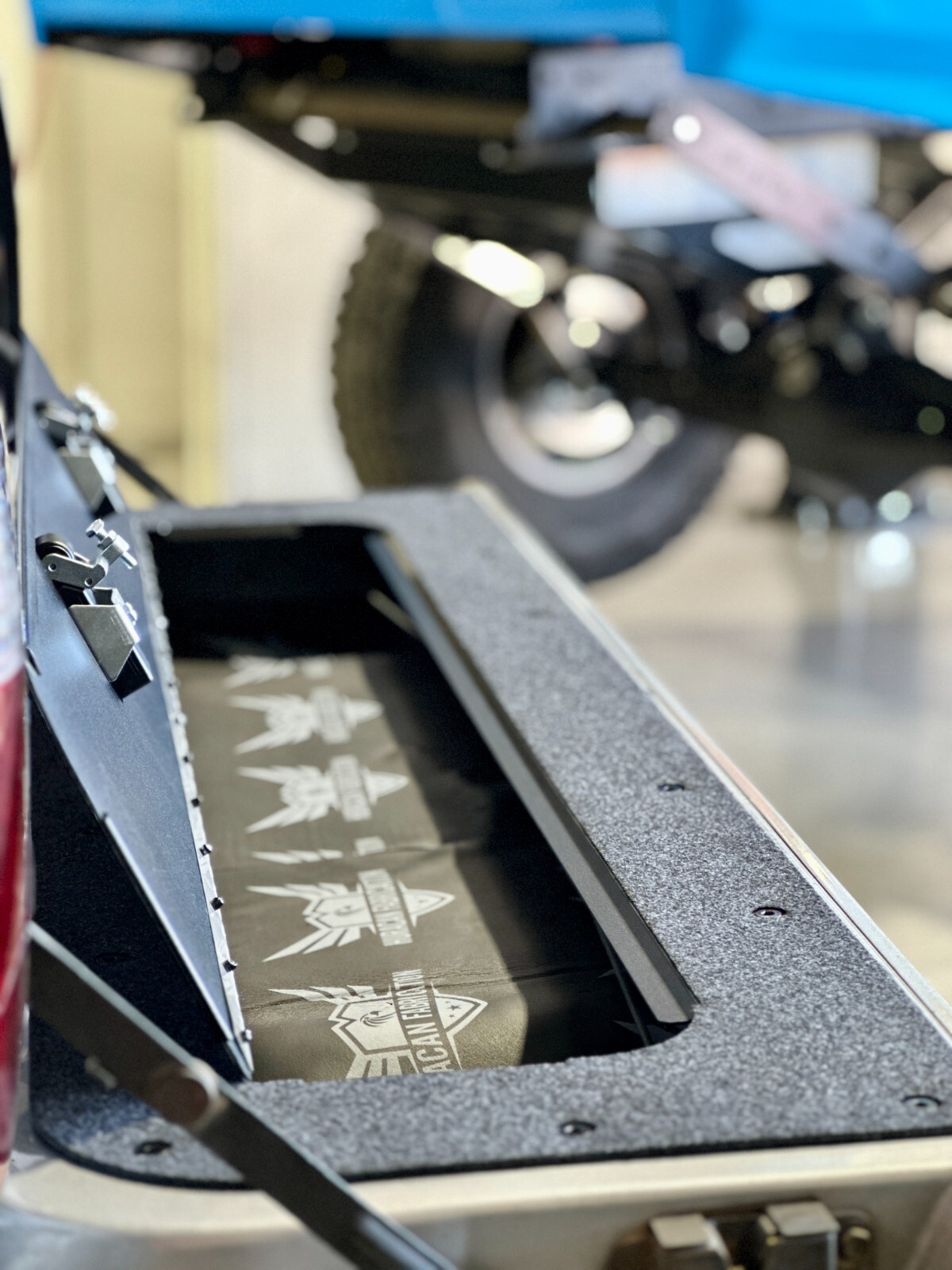 FJ80 tailgate storage fzj80 fj80 lx450 rear draw with marine carpet | eBay