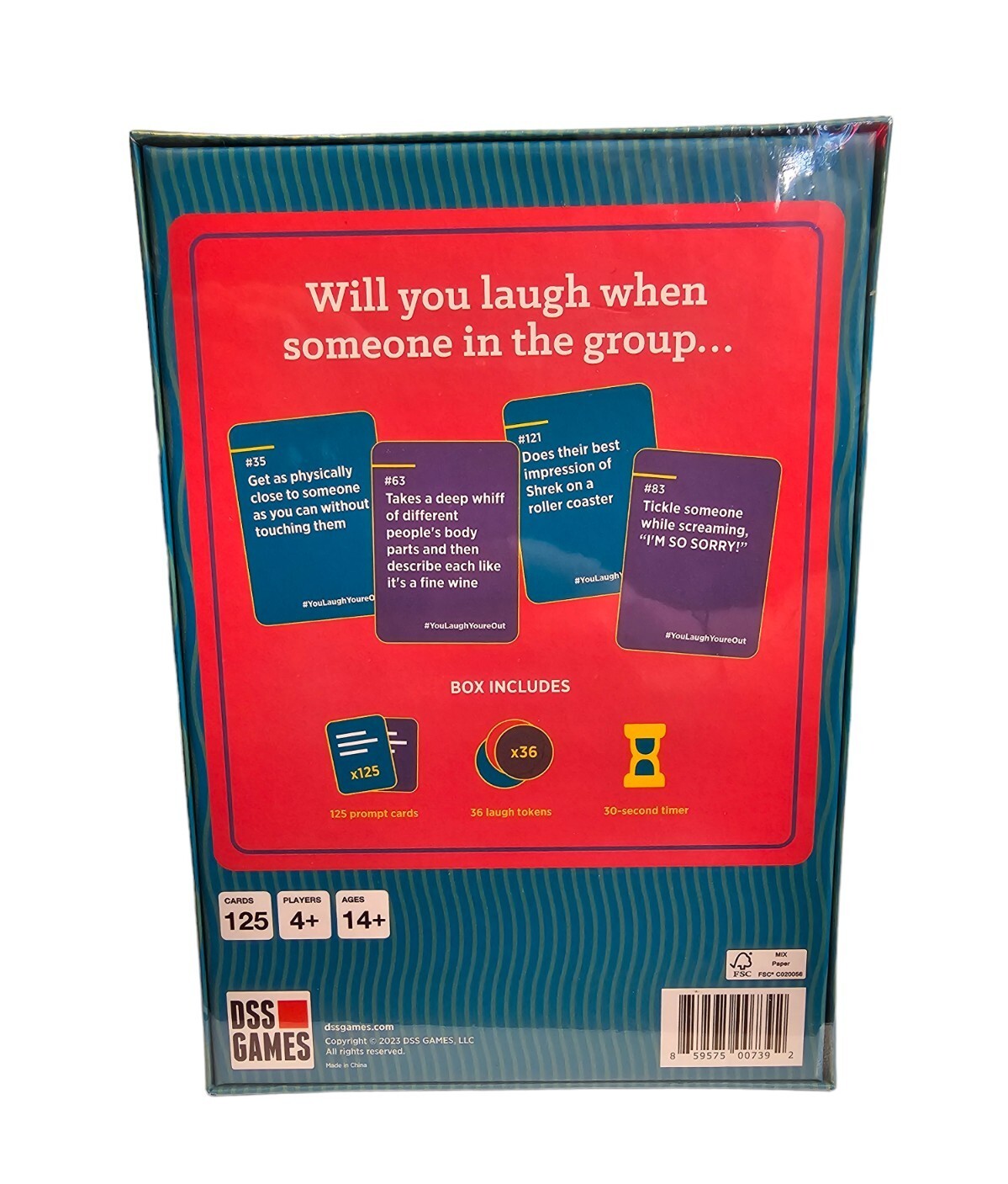 DSS Games You Laugh You're Out The Official Family Game | eBay
