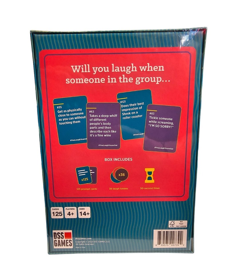 DSS Games You Laugh You're Out The Official Family Game | eBay
