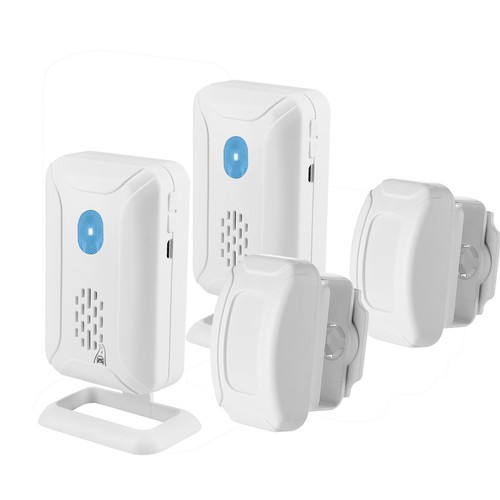 Waterproof Motion Sensor Door Bell Ding Dong Chime Alert Detector Gate ...