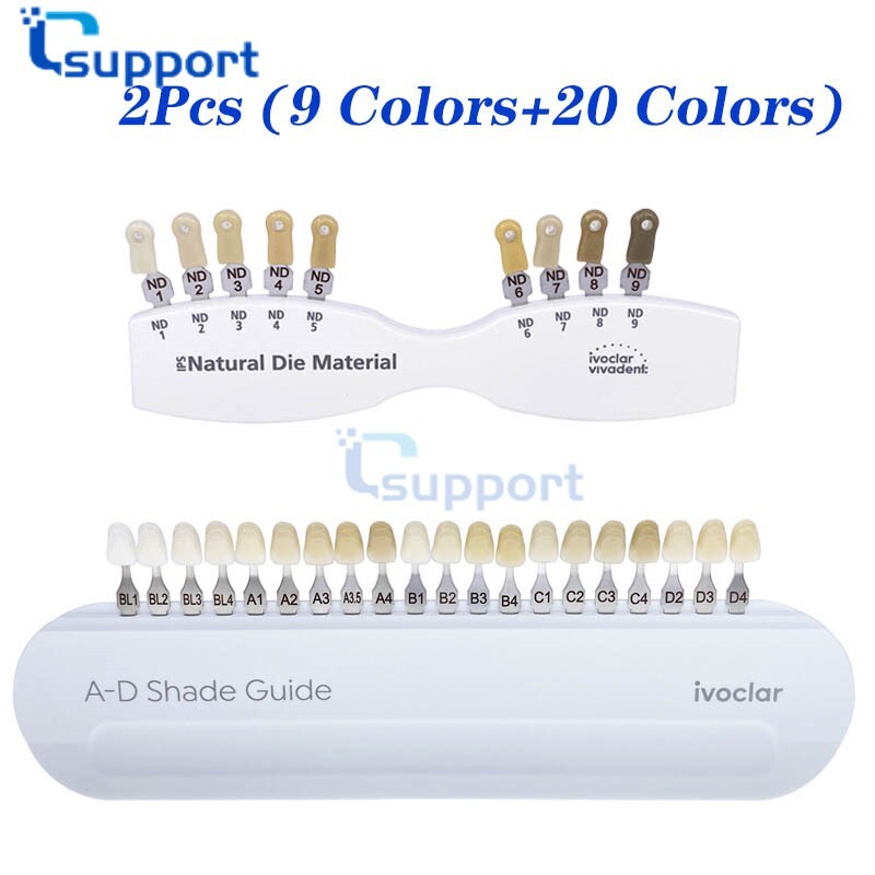 New Type Ivoclar Vivadent Dental Shade Guide A-D 20 IPS Die ND1-9 ...