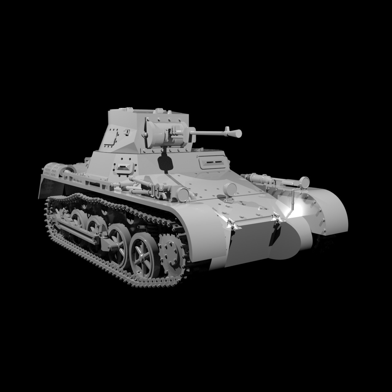 Panzer I Ausf. A Light German Tank - 1:56 Bolt Action WWII Wargaming ...