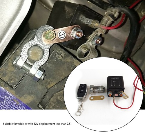 Wireless Remote Car Battery Quick Cut-Off Disconnect Relay Master Kill ...