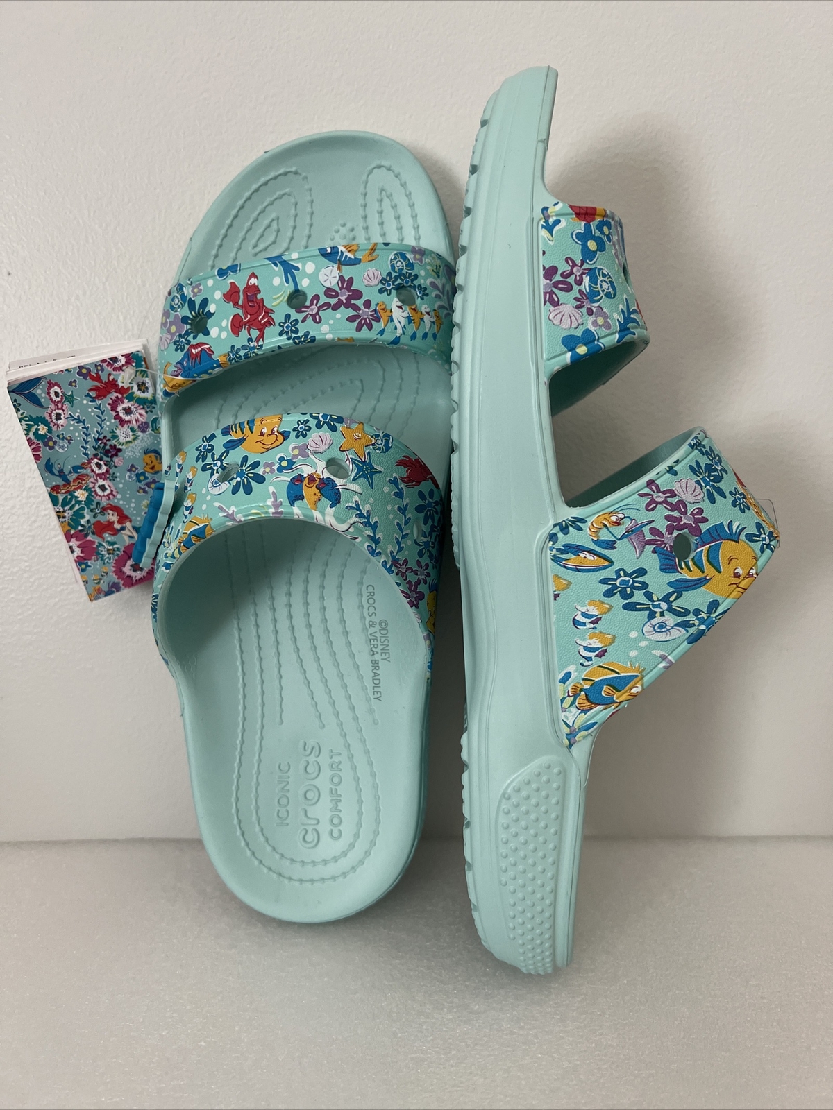 Vera Bradley Crocs Classic Disney x Vera Bradley Little Mermaid Sandal ...