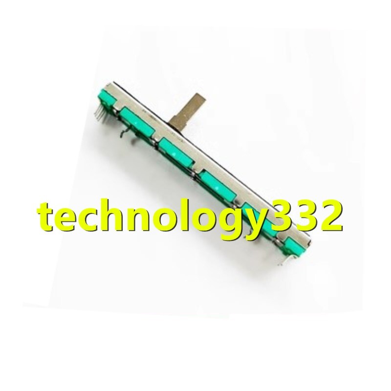 10PC NEW 75mm mixer fader B10K dual channel straight slide ...