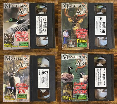 VHS: Master The Art: Guide To Calling Ducks/Deer/Elk/Geese: Primos ...