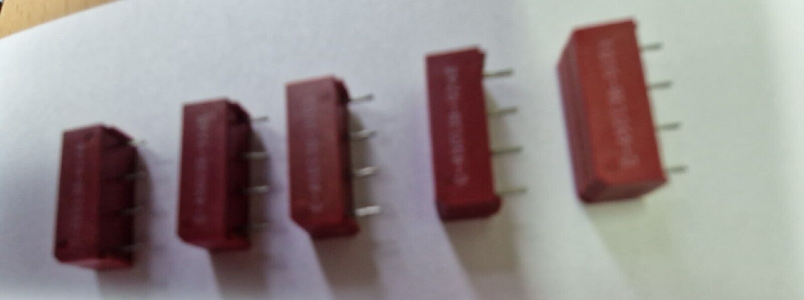 10x Relay 5V Coil SPNO SIL Dry Reed HE3600 4 pin, equiv to Meder sil05 ...