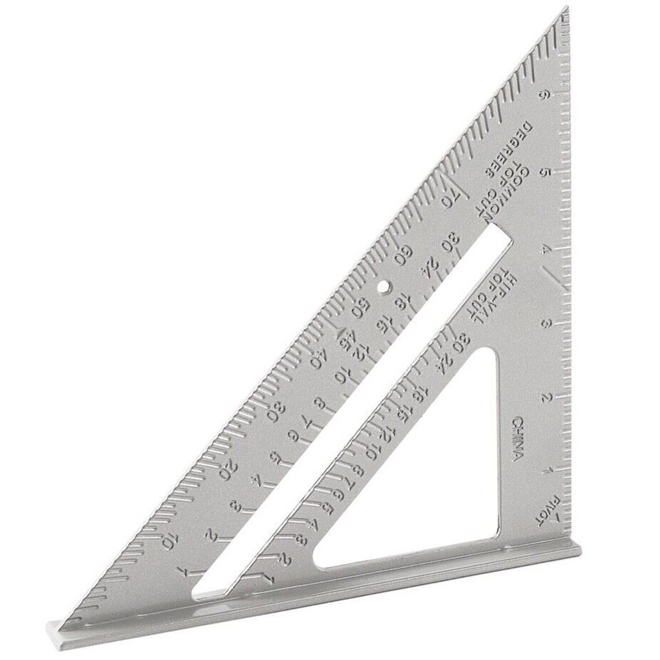 Speed Triangle Protractor Tri-Line Saw Guide Measurement Tool Square ...