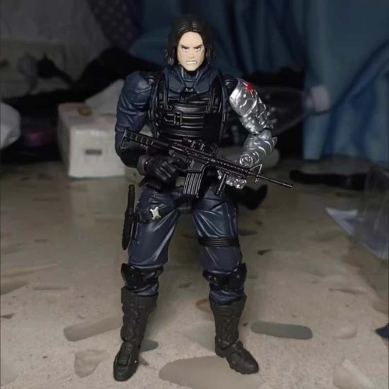 Kaiyodo Winter Soldier Revoltech Amazing Yamaguchi Bucky Barnes Action ...