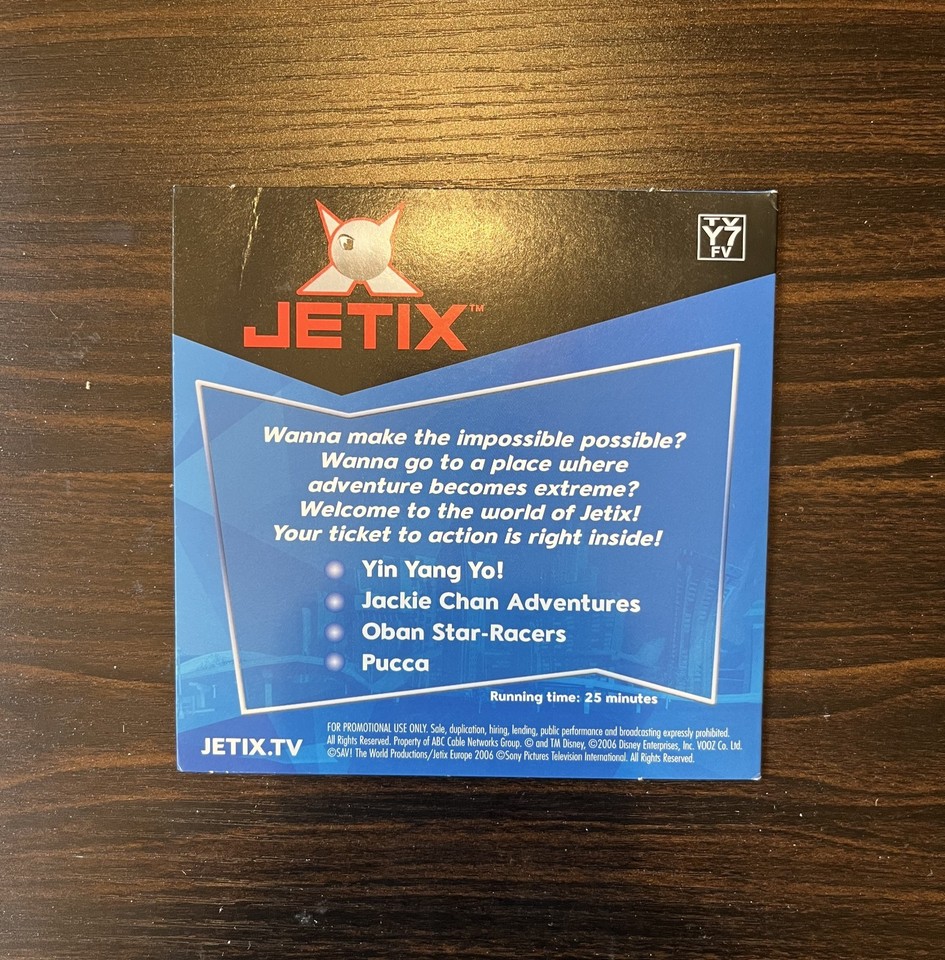 Jetix 2006 DVD Sampler Promo Disney - Yin Yang Yo Pucca Oban Jackie ...