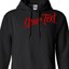 Custom Over Flow HOODIE | Personalized Tattoo Text Graffiti Lettering ...