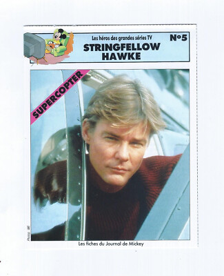 FICHE MICKEY ANNEES 90 SUPERCOPTER STRINGFELLOW HAWKE | eBay