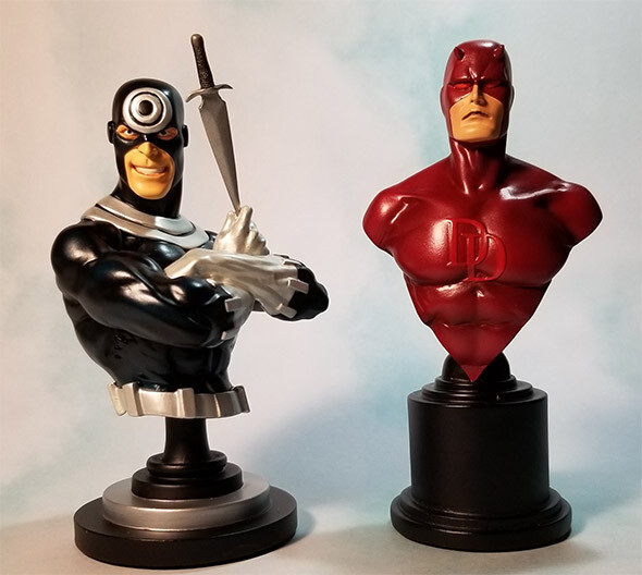 Bowen Bullseye and Daredevil Mini Busts | eBay