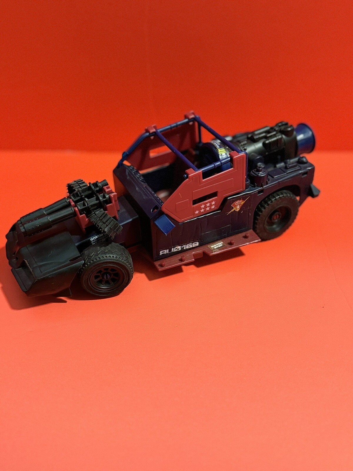 Vintage GI-Joe Cobra Figure 1986 DREADNOK THUNDER MACHINE Vehicle Near ...