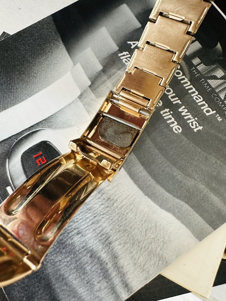 Rare Vintage Pulsar P3 Time Computer Watch Solid 14k Gold ~ Box ...