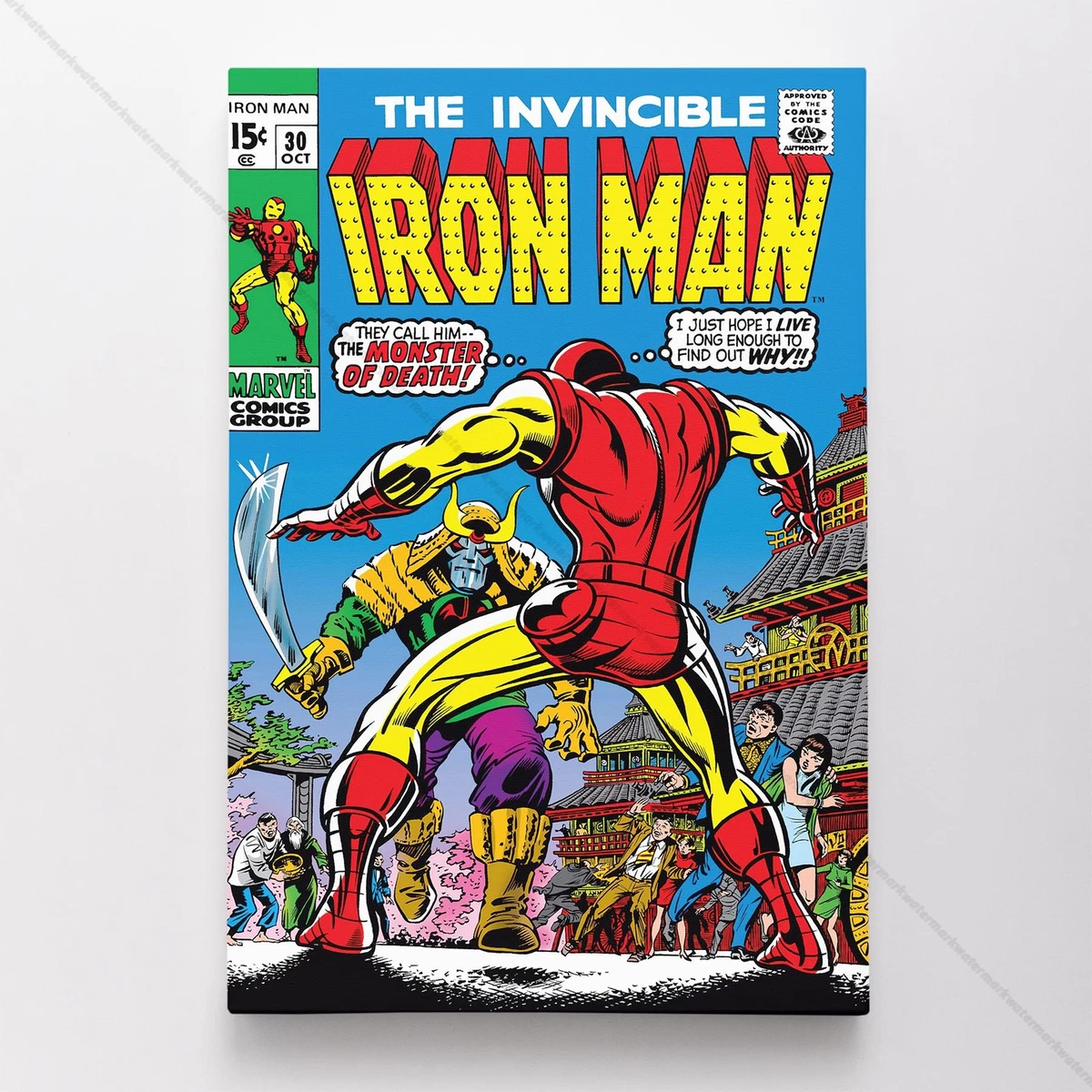 Iron Man Comic Poster