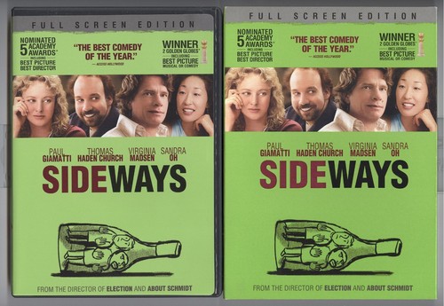 Sideways (2004 DVD) Paul Giamatti Virginia Madsen Thomas Hayden Church Sandra Oh | eBay