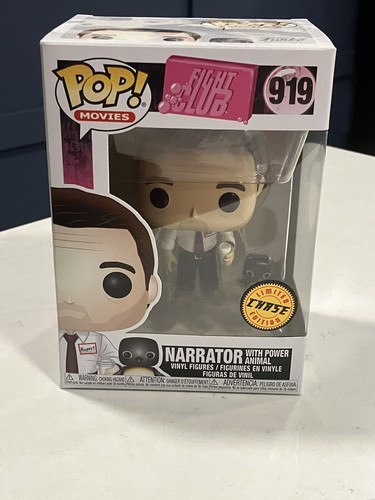 Funko Pop Movies Fight Club #919 Narrator with Power Animal CHASE | eBay