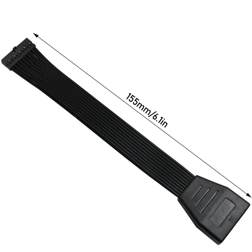 1PC USB 3.0 19/20 Pin Male to USB 3.0 20-Pin Female Extender, USB 3.0 ...