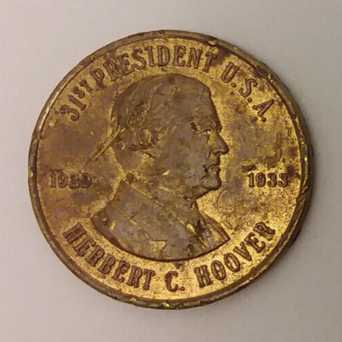 Herbert Hoover 31st President Coin Medal Token 28mm | eBay