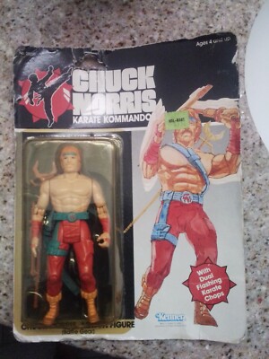 1986 Kenner Karate Kommandos Chuck Norris Figure Sealed In Package Kung ...
