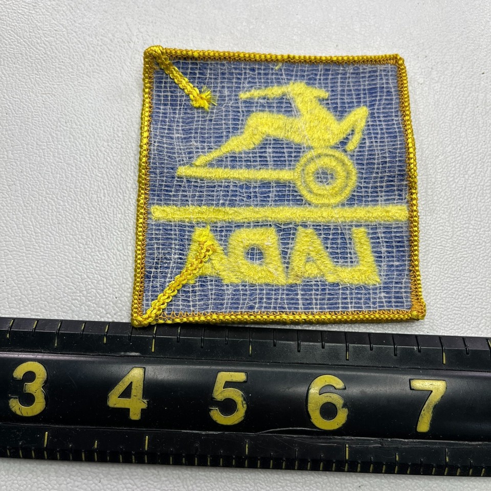 Vintage Blue & Yellow Car Auto LADA AUTOMOBILE Patch T102 | eBay