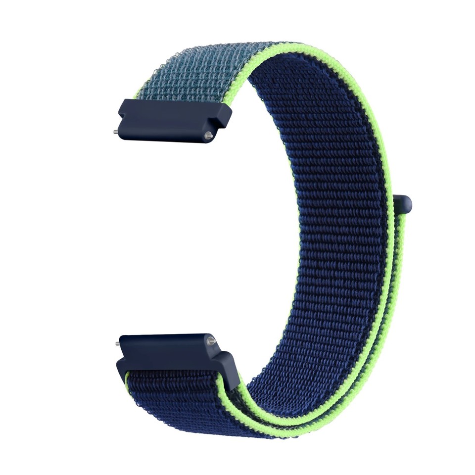 18mm Woven Nylon Sport Loop Watch Band Strap W/ Quick Release Spring ...