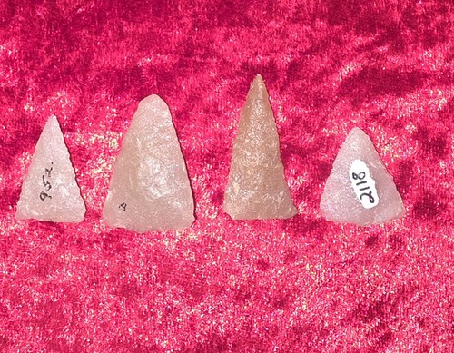 Nice Group of Hixton Triangle Arrowheads Native American Artifact | eBay