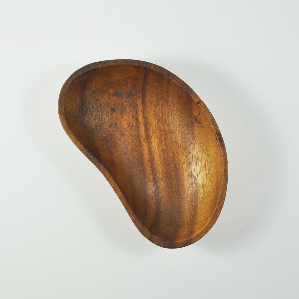 Teak Bowl - Small Vintage Teak Wood Kidney Bowl | eBay UK
