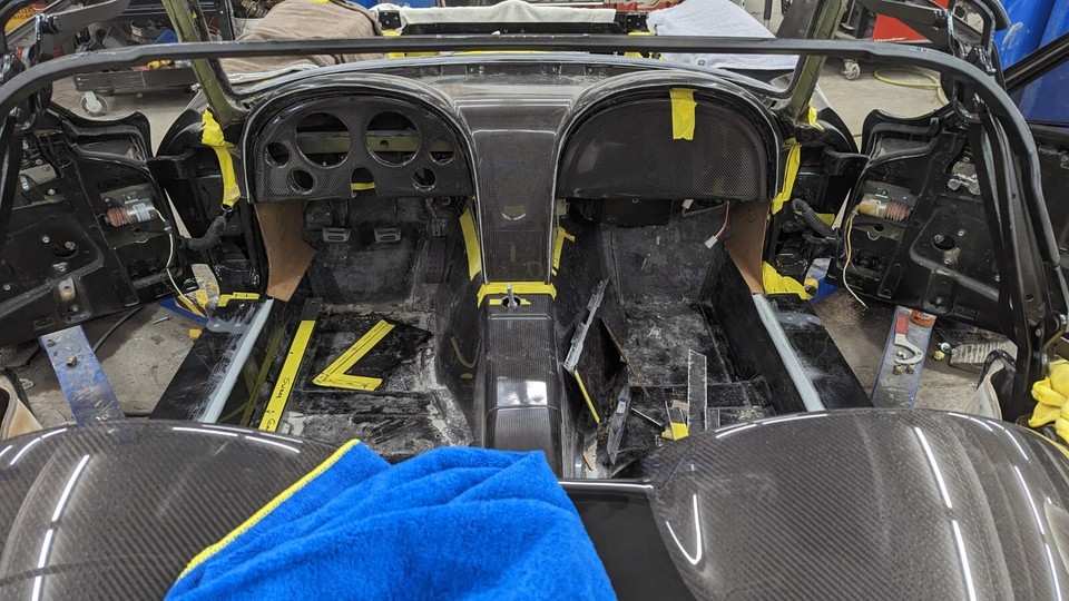 Corvette C2 Custom Fiberglass Dash 1963 1964 1965 1966 1967 Made In USA ...