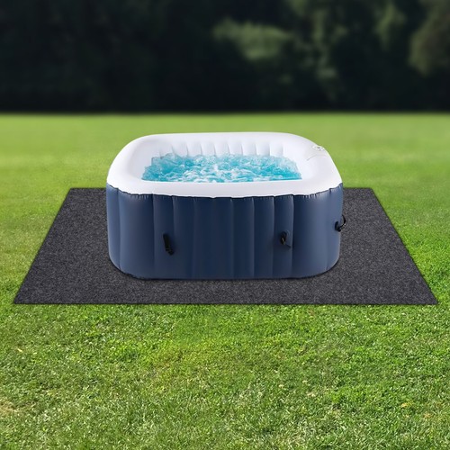 74x72 Inch Extra Large Hot Tub Pad Inflatable Hot Tub Mat Outdoor ...