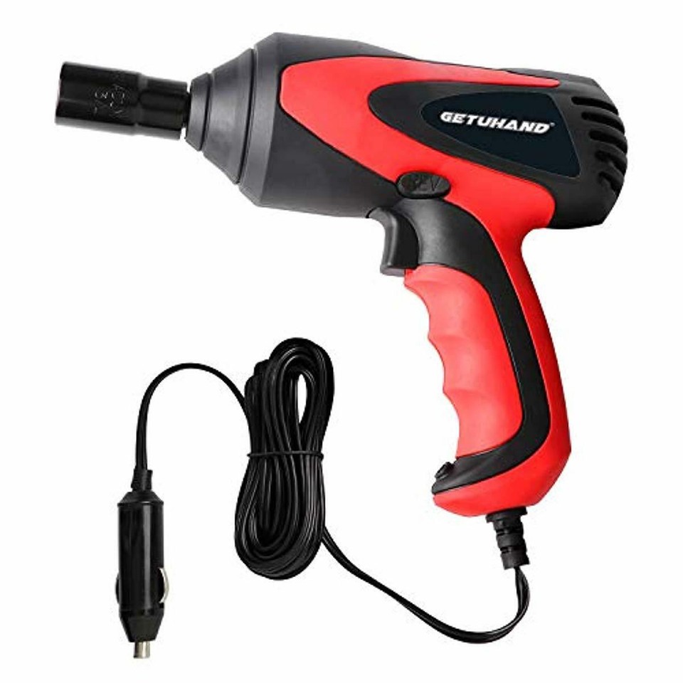 Portable Electric Car Impact Wrench Repair Tool 1/2" & 12 Volt carry ...