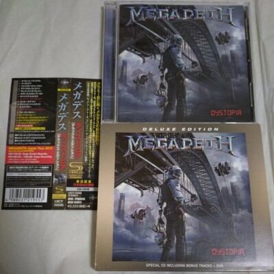 Megadeth - Dystopia (Bonus Tracks) DVD - Deluxe Edition Japan, Sealed ...