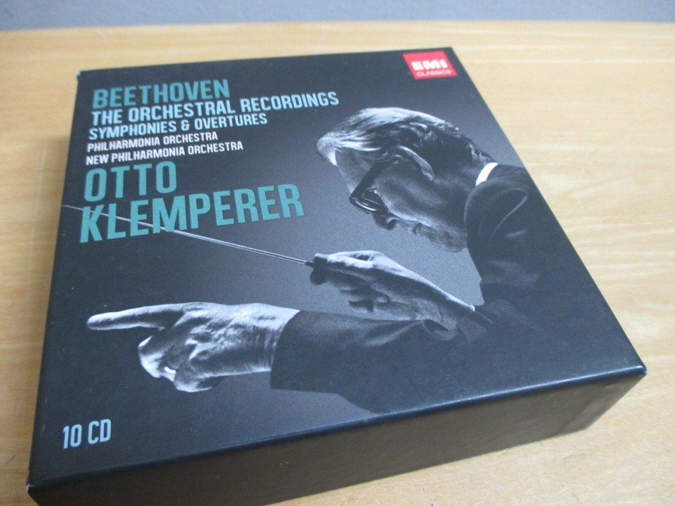 Beethoven The Orchestral Recordings Otto Klemperer 10 CD Box Set EMI ...