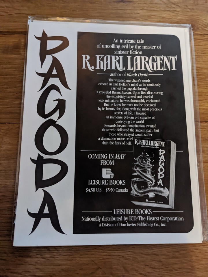 HORROR: THE ILLUSTRATED BOOK OF FEARS MAGAZINE FALL 1990 PREMIERE ISSUE ...