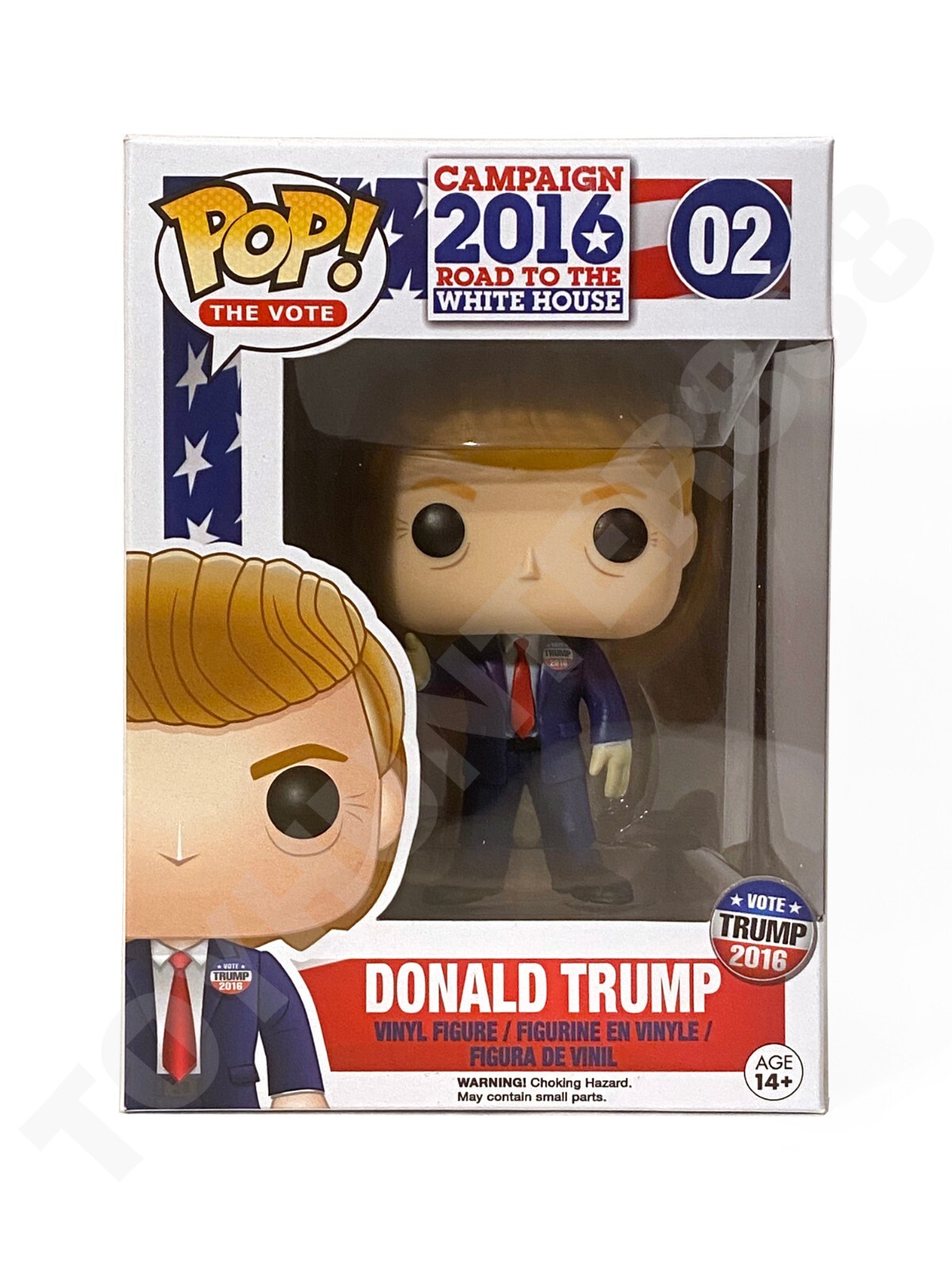 Funko Pop! The Vote 02 Donald Trump Vaulted/ Retired NIB RARE VHTF ...