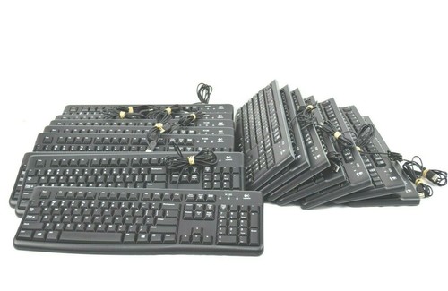 Logitech Y-U0009 USB Logitech Keyboard Black Lot of 15 | eBay